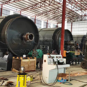 Installation of waste tires pyrolysis equipment in Indonesia - Ecoshred ...
