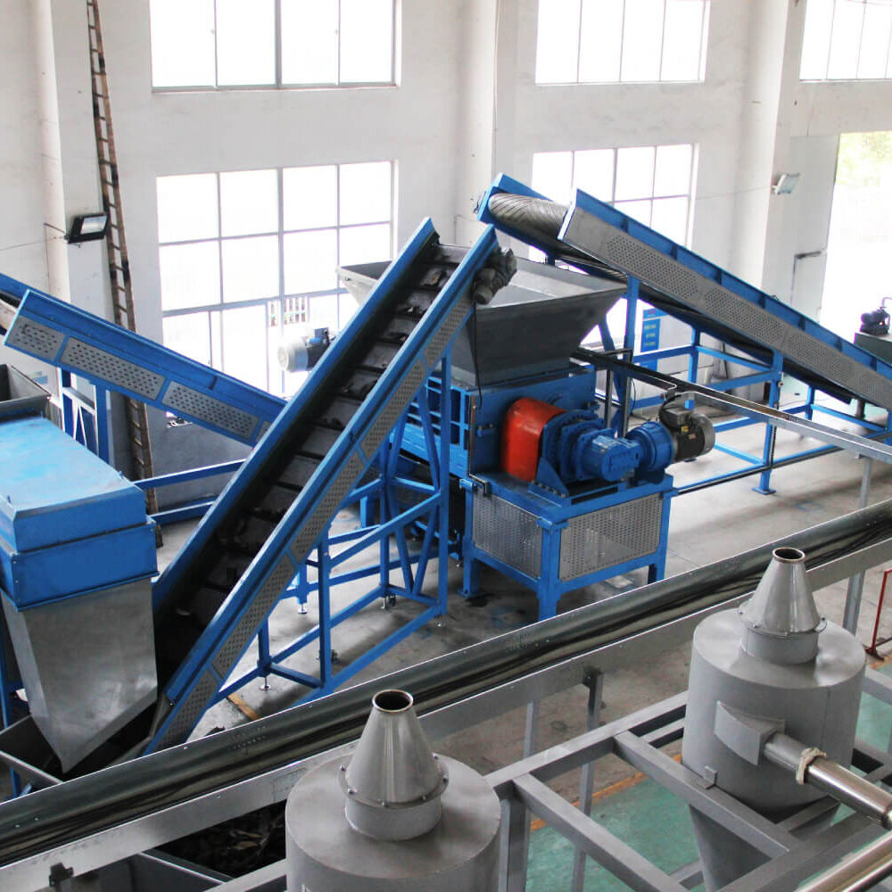 ECOSHRED Tyre Milling & Grinding Machine Line, Rubber Powder Making Machine