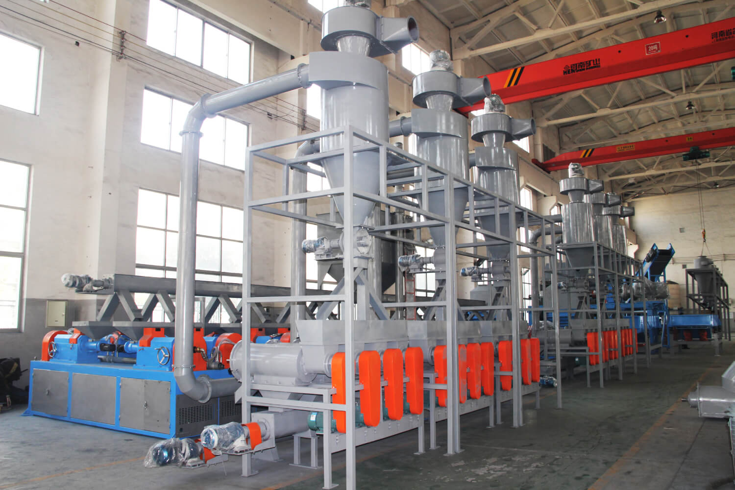 ECOSHRED Tyre Milling & Grinding Machine Line, Rubber Powder Making Machine